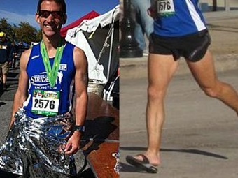 Entra atleta al Guiness por correr Maratón de Baltimore en chanclas ...