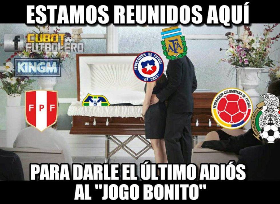 Los mejores memes de la eliminación de Brasil de la Copa América ...