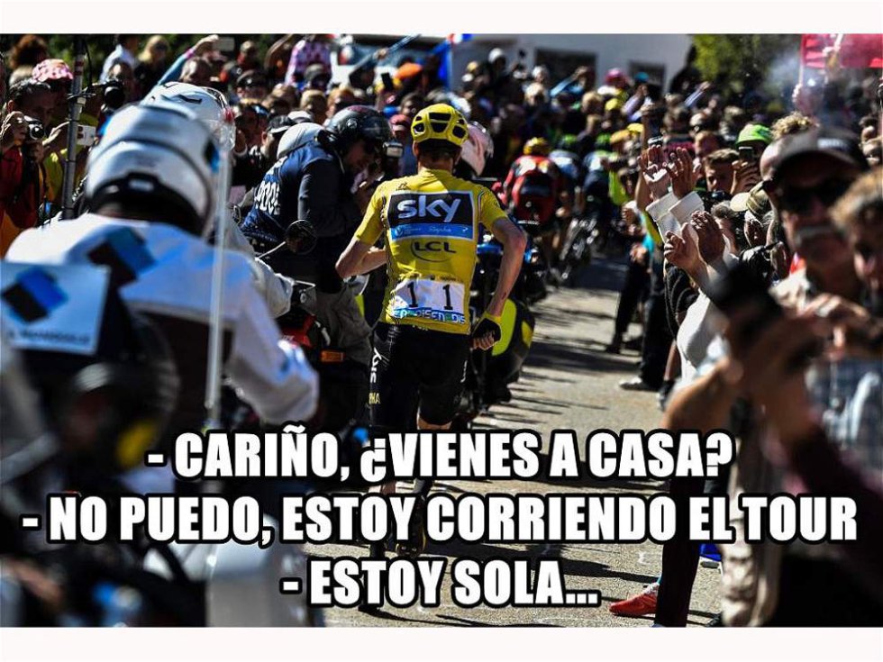 Los memes del ciclista que se quedó sin bicicleta en el Tour de Francia ...