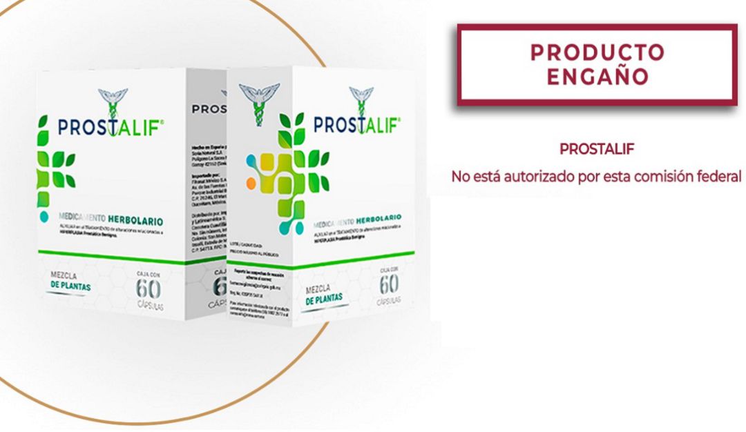 Alerta Cofepris sobre Prostalif | Nacional | W Radio Mexico